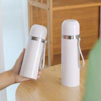China 350ml And 500ml Coated White Sublimation Flask Blanks Water Bottle Vacuum Stainless Steel Water Bottle for sale
