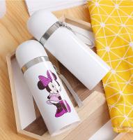 China 350ml And 500ml Coated White Sublimation Flask Blanks Water Bottle Vacuum Stainless Steel Water Bottle for sale