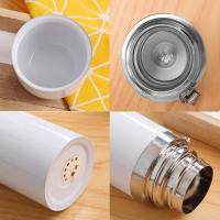 China 350ml And 500ml Coated White Sublimation Flask Blanks Water Bottle Vacuum Stainless Steel Water Bottle for sale