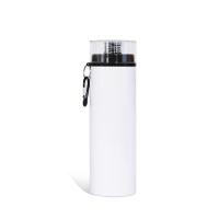 China 750ml Sublimation Aluminum Sport Water Bottle With Carabiner Blanks for sale