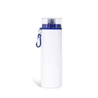 China 750ml Sublimation Aluminum Sport Water Bottle With Carabiner Blanks for sale