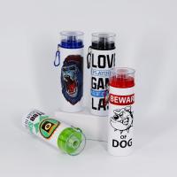 China 750ml Sublimation Aluminum Sport Water Bottle With Carabiner Blanks for sale