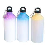 China Creative Gradient Color Outdoor Portable Sublimation Sports Bottle Aluminum Flask Blanks for sale
