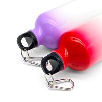 China Creative Gradient Color Outdoor Portable Sublimation Sports Bottle Aluminum Flask Blanks for sale