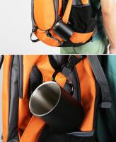 China Sublimation Stainless Steel Cup Custom Printing Blank Stainless Steel Mountaineering Buckle Handle Sublimation Cups for sale
