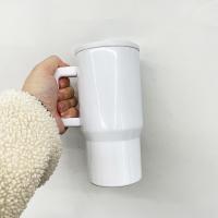 China Custom Logo 20oz Sublimation Double Wall Stainless Steel Vacuum Insulated Tumbler With Handle 20oz Leak Proof Travel Kids Mug With Lid And Straw for sale