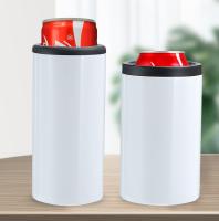 China 12oz Sublimation Stainless Steel Can Cooler For Slim Beer And Hard Seltzer Custom Double-Walled Stainless Steel Insulated Slim Cans for sale