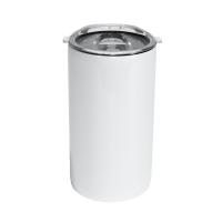 China 12oz Blank Stainless Steel Sublimation Tumblers Straight Sippy Cup With Straw Baby Feeding Bottle With Handle for sale