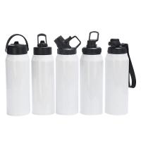 China 32oz Blank Sublimation Sports Bottle With Different Optional Lids Custom Sublimation Stainless Steel Tumblers for sale