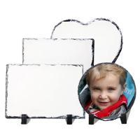 China Various Shapes And Sizes Sublimation Photo Slate Blanks Stone Slate Diy Custom Sublimation Rock Slate for sale
