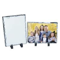 China Various Shapes And Sizes Sublimation Photo Slate Blanks Stone Slate Diy Custom Sublimation Rock Slate for sale