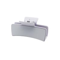China Double Sided Colored Plastic Sublimation Hair Clip With Aluminum Sheet Custom Claw Clip for sale