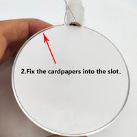 China Sublimation Christmas Tree Hanging Ball With LED Custom Printing Christmas Ornaments for sale
