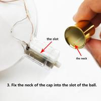 China Sublimation Christmas Tree Hanging Ball With LED Custom Printing Christmas Ornaments for sale