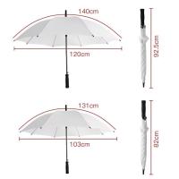 China Diy White Polyester Sublimation Umbrella Blanks Custom Printing Umbrellas With Logo for sale