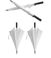 China Diy White Polyester Sublimation Umbrella Blanks Custom Printing Umbrellas With Logo for sale