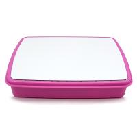 China Food Grade Blank Sublimation Lunch Box With 3 Compartments For Kids for sale