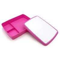 China Food Grade Blank Sublimation Lunch Box With 3 Compartments For Kids for sale