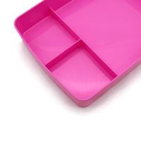 China Food Grade Blank Sublimation Lunch Box With 3 Compartments For Kids for sale