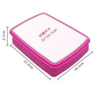 China Food Grade Blank Sublimation Lunch Box With 3 Compartments For Kids for sale