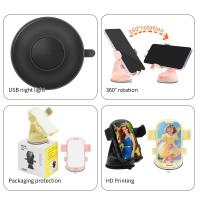 China Osculum Type Sublimation Phone Stand Blanks Vehicle-Mounted Sublimation Blank Mobile Bracket Phone Holder With Aluminum Sheet for sale