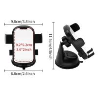 China Osculum Type Sublimation Phone Stand Blanks Vehicle-Mounted Sublimation Blank Mobile Bracket Phone Holder With Aluminum Sheet for sale