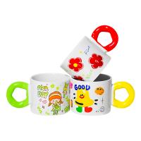 China Fashion Design Colored Handle Sublimation Blank Ceramic Coffee Mugs Custom Printing Ceramic Sublimation Mugs for sale