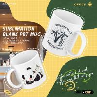 China 11oz White Sublimation Plastic Cups Diy Custom Plastic Mug Blanks for sale