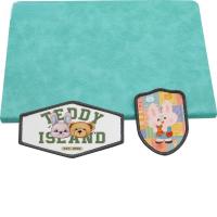 China Dye Sublimation Patches Iron On Patch Custom Printing Hat Shirts Ornaments White Self-Adhesive Tape Blank Patches for sale