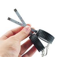 China DIY Logo Sublimation Blank Mini Tire Tape Measure For Promotional Events And Activities Practical Small Gift for sale