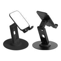 China Personalized 360° Rotating Portable Sublimation Phone Stand Blanks Printable Foldable Retractable Desktop Colorful Phone Holder Mobile Stand for sale