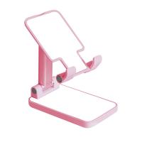 China Personalized 360° Rotating Portable Sublimation Phone Stand Blanks Printable Foldable Retractable Desktop Colorful Phone Holder Mobile Stand for sale