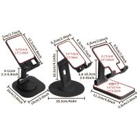 China Personalized 360° Rotating Portable Sublimation Phone Stand Blanks Printable Foldable Retractable Desktop Colorful Phone Holder Mobile Stand for sale