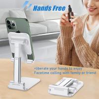 China Personalized 360° Rotating Portable Sublimation Phone Stand Blanks Printable Foldable Retractable Desktop Colorful Phone Holder Mobile Stand for sale