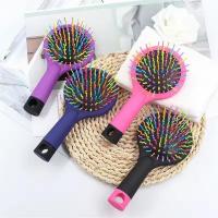 China Portable Colorful Sublimation Hair Brush Comb Blank For Custom Photo Printing for sale