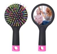 China Portable Colorful Sublimation Hair Brush Comb Blank For Custom Photo Printing for sale