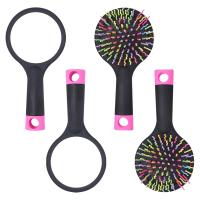 China Portable Colorful Sublimation Hair Brush Comb Blank For Custom Photo Printing for sale
