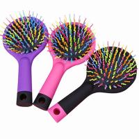 China Portable Colorful Sublimation Hair Brush Comb Blank For Custom Photo Printing for sale