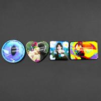 China Sublimation Crystal Glass Fridge Magnet Customized Glass Refrigerator Magnets Blanks for sale