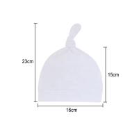 China Sublimation Newborn Top Knot Hat Personalized Infant Hat for sale