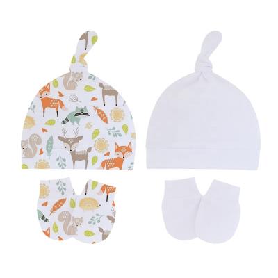 China Sublimation Newborn Top Knot Hat Personalized Infant Hat for sale