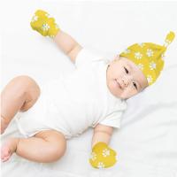 China Sublimation Newborn Top Knot Hat Personalized Infant Hat for sale