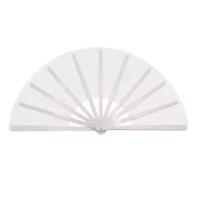 China 13 Inch Loud Noise Clacking Fans Sublimation Blanks Folded Polyester Hand Clack Fan for sale