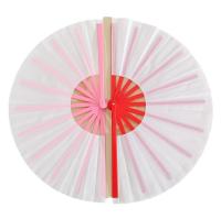 China 13 Inch Loud Noise Clacking Fans Sublimation Blanks Folded Polyester Hand Clack Fan for sale