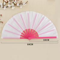 China 13 Inch Loud Noise Clacking Fans Sublimation Blanks Folded Polyester Hand Clack Fan for sale