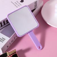 China Plastic Sublimation Hand Mirror With Hair Comb Custom Cosmetic Makeup Portable Pocket Mirror for sale