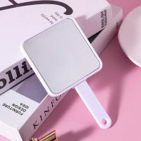 China Plastic Sublimation Hand Mirror With Hair Comb Custom Cosmetic Makeup Portable Pocket Mirror for sale