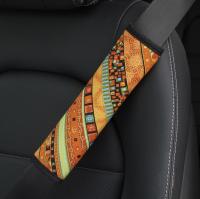 China Sublimation Neoprene Car Seat Belt Cover Pad Shoulder Protector Soft Universal Fit For SUV Sedan for sale