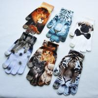China Personalized Blank Sublimation Touchscreen Winter Gloves DIY Printed Adult And Kids Warm Gloves for sale
