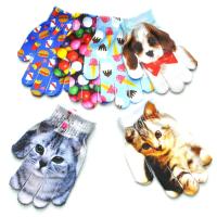China Custom Touchscreen Kids And Adult Gloves For Sublimation Photo Printing for sale